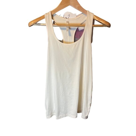 Fabletics | Tops | Fabletics Racerback Tank Top Small Ivory White ...